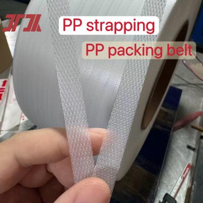 China Automatic PP strapping belt 5-19mm PP PET strapping with Fully automatic strapping machine for sale