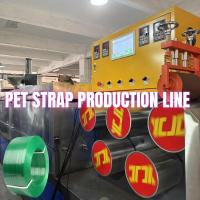 China PET Strapping Band Production Line 200-350kg/h Width 9-32mm Synthetic Fiber Filter for sale