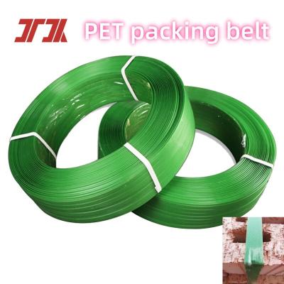 China PET Packing Strapping Band Tape High Tension 350-1300kgf Width 9-25mm for sale