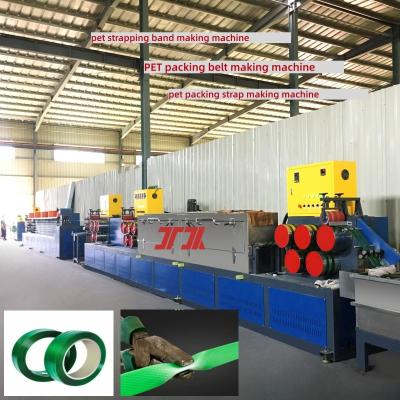China PET Strapping Machine 9–25mm PET Plastic Strap Production Equipment with PLC Control System for sale
