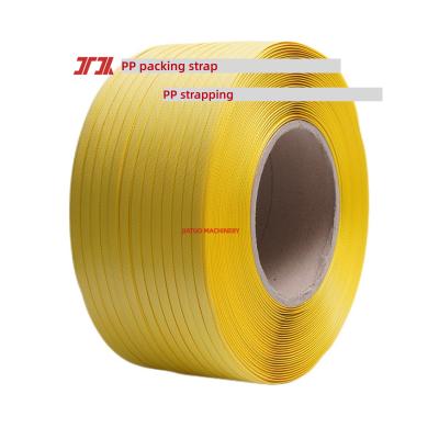 China PP Strapping Belt 5-19mm Width 0.3-1.2mm Thickness High Tensile Strength for Automatic Strapping Machines for sale