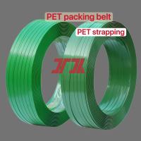 China High Tensile PET Plastic Steel Strapping 16mm x 0.80mm Heavy Duty Packaging Belt for sale