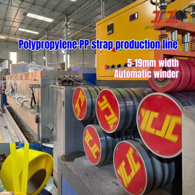 China 5-19mm Twin-Screw PP Strapping Band Production Line 230-260kg/h High-Strength Strap Machine for sale
