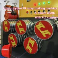 China Fully Automatic Double Screw PP Strap Making Machine 260 kg/h PLC Control for sale