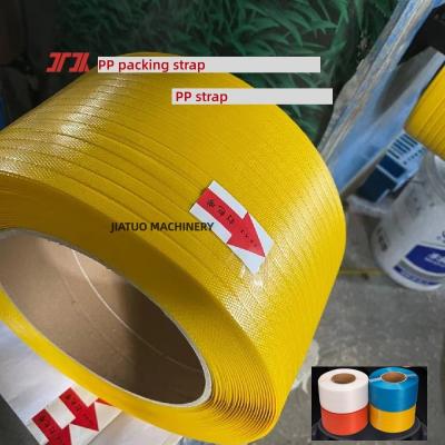 China PP plastic strapping 5-19mm PP strapping belt PP polypropylene strapping with 100% PP polypropylene for sale