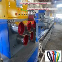 China PLC-controlled PP packing strap making machine PP packing strap production line with 100% recycled pp materials for sale