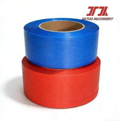 China 5-19mm Embossed PP Strapping Band for Automatic Machine Use Industrial Packing 0.45-1.0mm Thickness for sale