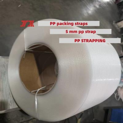 China PP plastic strapping 5-19mm PP strapping belt PP polypropylene strapping for Fully automatic strapping machine for sale