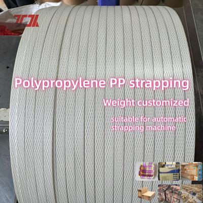 China New Raw Material PP Packing Belt 5-19mm Width High Straightness for Industrial Packaging for sale