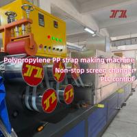 China 5-19mm Industrial PP Band Production Line 100-120kg/h Single Twin Screw Options for sale