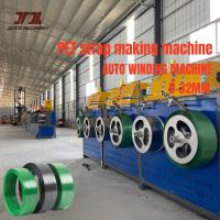 China PET Plastic Steel Belt Production Line 220-250kg/H Energy Saving for Heavy Duty Cargo Bundling for sale
