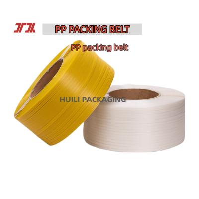 China 100% Polypropylene PP Packing belt  11mm PP Packing Straps for Automatic Strapping Machines for sale