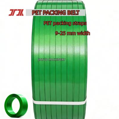 China High-speed PET strapping automatic 12mm PET packaging belt for manual strapping tools for sale