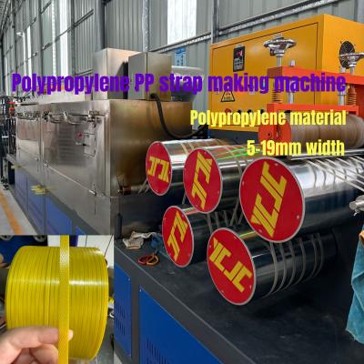 China High Productivity Fully Automatic PP Strapping Extrusion Line Auto Winder for sale