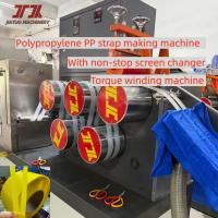 China 5-19mm PP Strapping Band Production Line To Make Sandwich Strap Stable Width And Thickness for sale