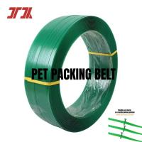 China High Tensile 350-1300kgf Weather Resistant Split Resistant PET Strapping for Automatic and Manual Packaging for sale