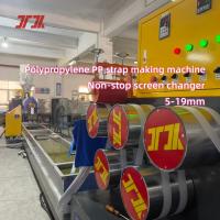 China 200-300m/min Running Speed Pp Belt Extrusion Line For 100-600kg/h High Capacity for sale