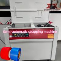 China High Quality Semi-Automatic Strapping Machine with 60kgs Max Tension and 2.5seconds/channel Tying Speed Featuring Schneider Contactor for sale