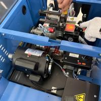 China High Quality Semi-Automatic Strapping Machine with 60kgs Max Tension and 2.5seconds/channel Tying Speed Featuring Schneider Contactor for sale