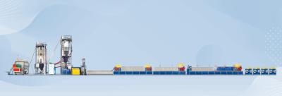 China PET Strap Making Machine 0.4-1.2mm Thickness GUGAO Motor 150kg/h Output for sale