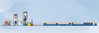 China 200kw PET Strapping Roll Manufacturing Machine 150kg/h Output for Recycled Material for sale