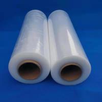 China Industrial PE Stretch Wrap Film 500mm x 20 micron Jumbo Roll for Pallet Packaging for sale