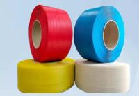 China Customization Green Embossed Pallet Packing Strapping Plastic PP Strap Belt for sale