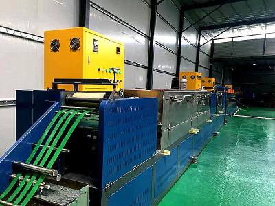 China PET PP Strapping Production Line Extrusion Machine 200-350kg/h Capacity 9-32mm Width for sale