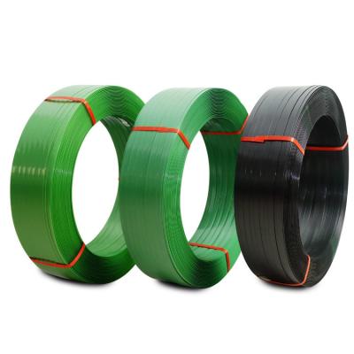 China Blue Black Embossed PET Plastic Packing Belt Strap 200mm 406mm Dia Paper Core for sale