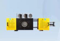 China Hydraulic Polymer Plastic Extrusion Screen Changer 230kg Bi-Flow Design with 7500 PSI Pressure Rating for sale
