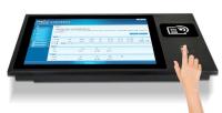 China Rugged 18.5 Inch Industrial Touch Panel PC Self Service Smart Terminal With Fingerprint Reader NFC RFID Reader for sale