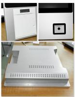 China Rugged 18.5 Inch 21.5 Inch LED Touch Screen Panel PC All In One Computer Station With QR Scanner And Printer for sale