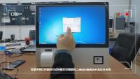 China Rugged 18.5 Inch 21.5 Inch LED Touch Screen Panel PC All In One Computer Station With QR Scanner And Printer for sale