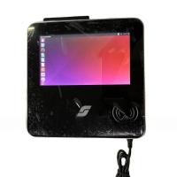 China Small 7 Inch Touch Screen Monitor With CPU J1900 Linux Windows OS PC Fanless With RFID NFC Reader for sale