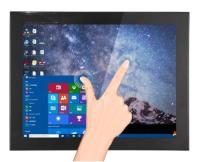 China Embedded 15.6 Inch IP65 Waterproof Anti-Vandalism Capacitive Touch Screen Monitor Industrial Touch Display for sale