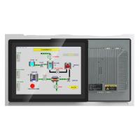 China 12 Inch Industrial Touch Screen Panel PC With Aluminum Alloy frame Network I/O RJ45 for sale