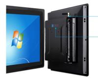 China 22 Inch Industrial Touch Screen PC Monitor 800*480 1280*800 OEM for sale