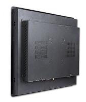 China Integrated High Bright 19 Inch Dustproof Resistive Touch Screen Display Industrial LCD VGA DVI Monitor With Metal Casing for sale