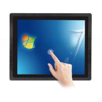China 19 Inch Dustproof Integrated Resistive Touch Screen Industrial LCD Monitor With Metal Casing For Kiosk ATM for sale