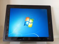 China 19 Inch Dustproof Integrated Resistive Touch Screen Industrial LCD Monitor With Metal Casing For Kiosk ATM for sale