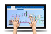 China Metal 18.5 Inch IP65 Waterproof Capacitive Display LCD PCAP Touch Screen Monitor Open Frame For Industrial Application for sale