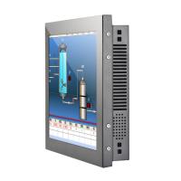 China Industrial High Brightness Metal 12 Inch TFT LCD Dustproof Outdoor Resistive Touch Screen Open Frame Monitor for sale