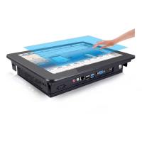 China Industrial Grade Metal Rugged 10 Inch LCD Rack Mount Touchscreen Monitor Display With 12V DC Input AND USB RS232 for sale