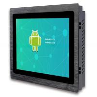 China Rugged Industrial Embedded Open Frame 7 Inches Black Pure Flat Capacitive Touch Screen LCD Monitor 12V 24V for sale