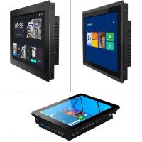 China Dustproof HD 21.5 Inch Widescreen Fanless Industrial Resistive Touch Screen Monitor for sale