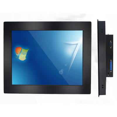 China Integrated Rugged 15 Inch Industrial Resistive Touch Screen Panel PC 12V-24V With Adapter for sale