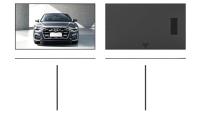 China Super thin slim bezel UHD 55