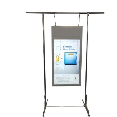 China Ceiling roof mount super slim high brightness double screens 49