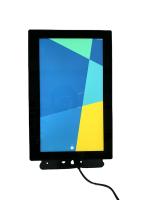 China 14 Inch full color 4G WIFI network LED LCD Android screen advertising signage video player with standing for desktop for sale