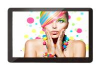 China 14 Inch full color 4G WIFI network LED LCD Android screen advertising signage video player with standing for desktop for sale